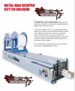 Seamless Gutter Machine | RainPro | Englert